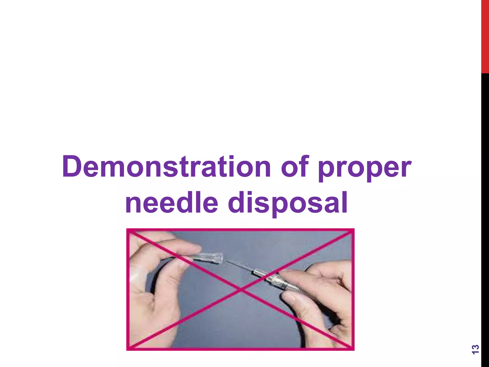 Needle stick injury | PPTX