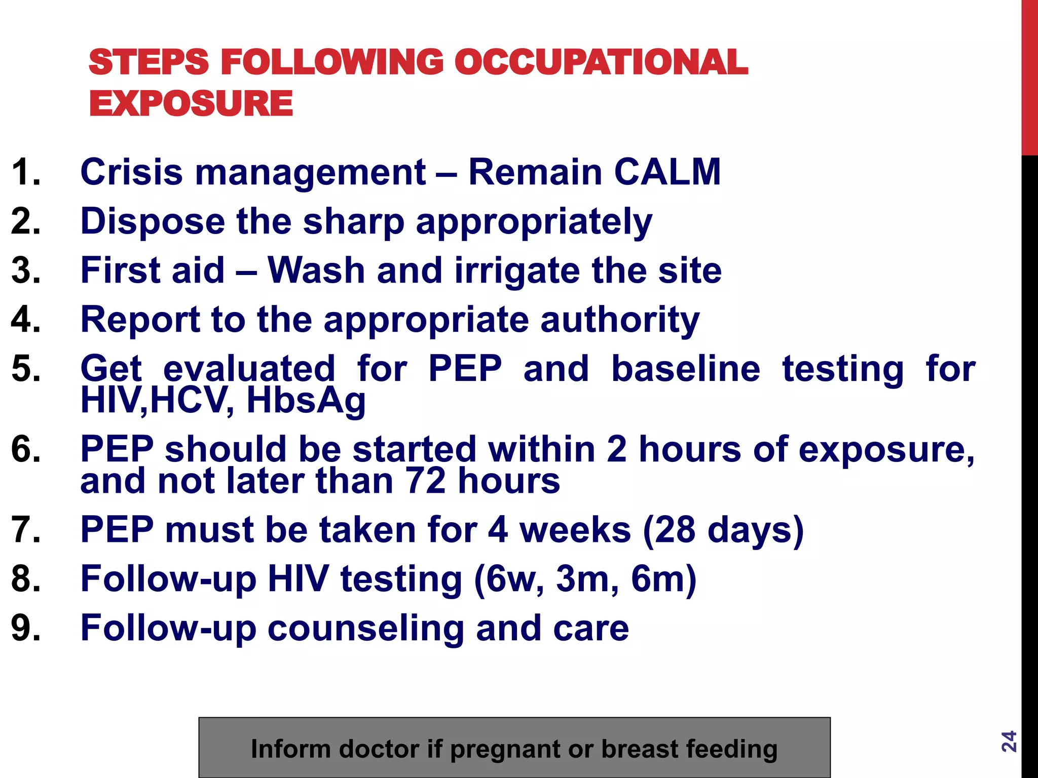 Needle stick injury | PPTX