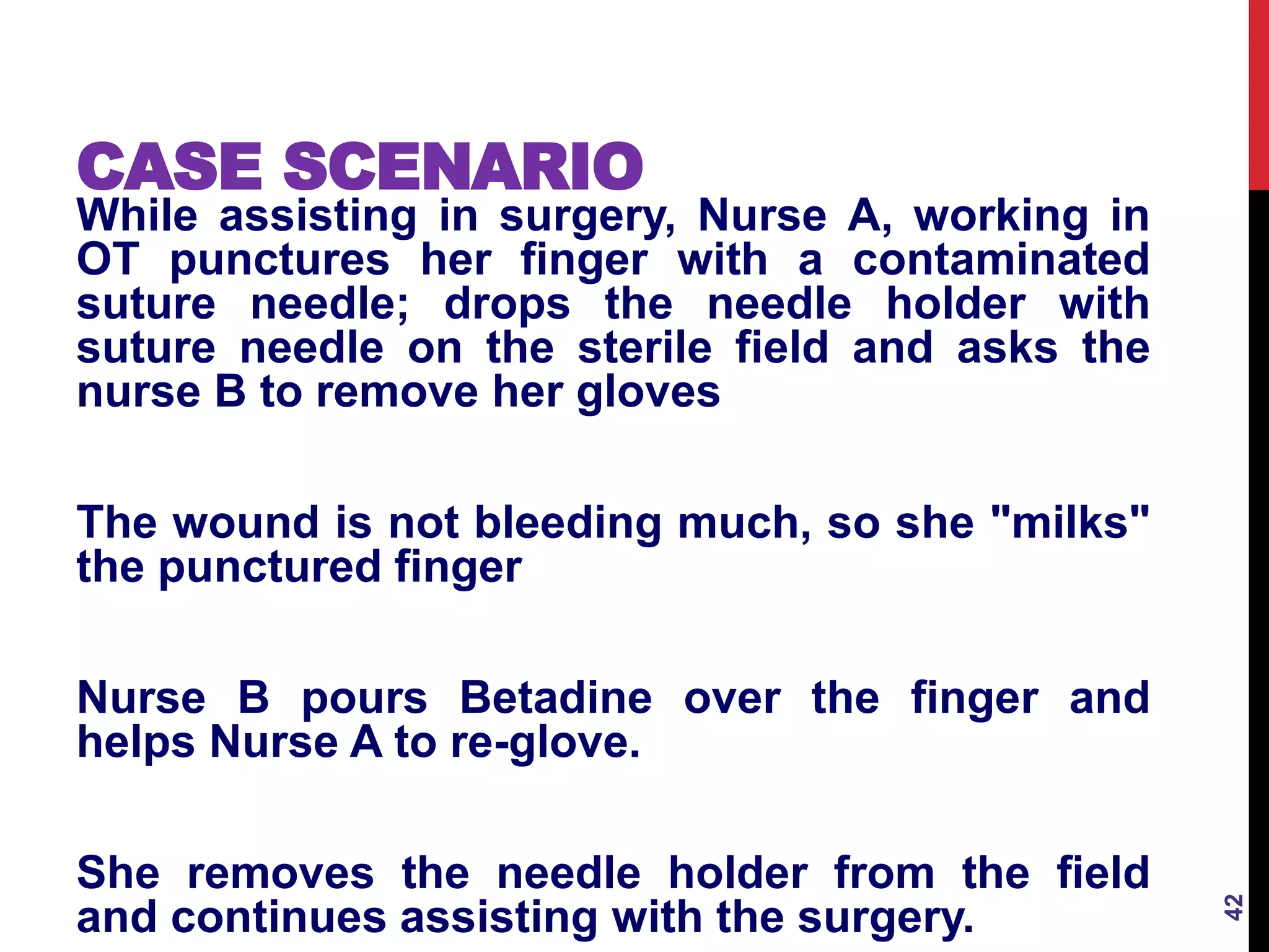 Needle stick injury | PPTX