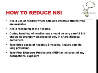 Needle stick injury | PPTX