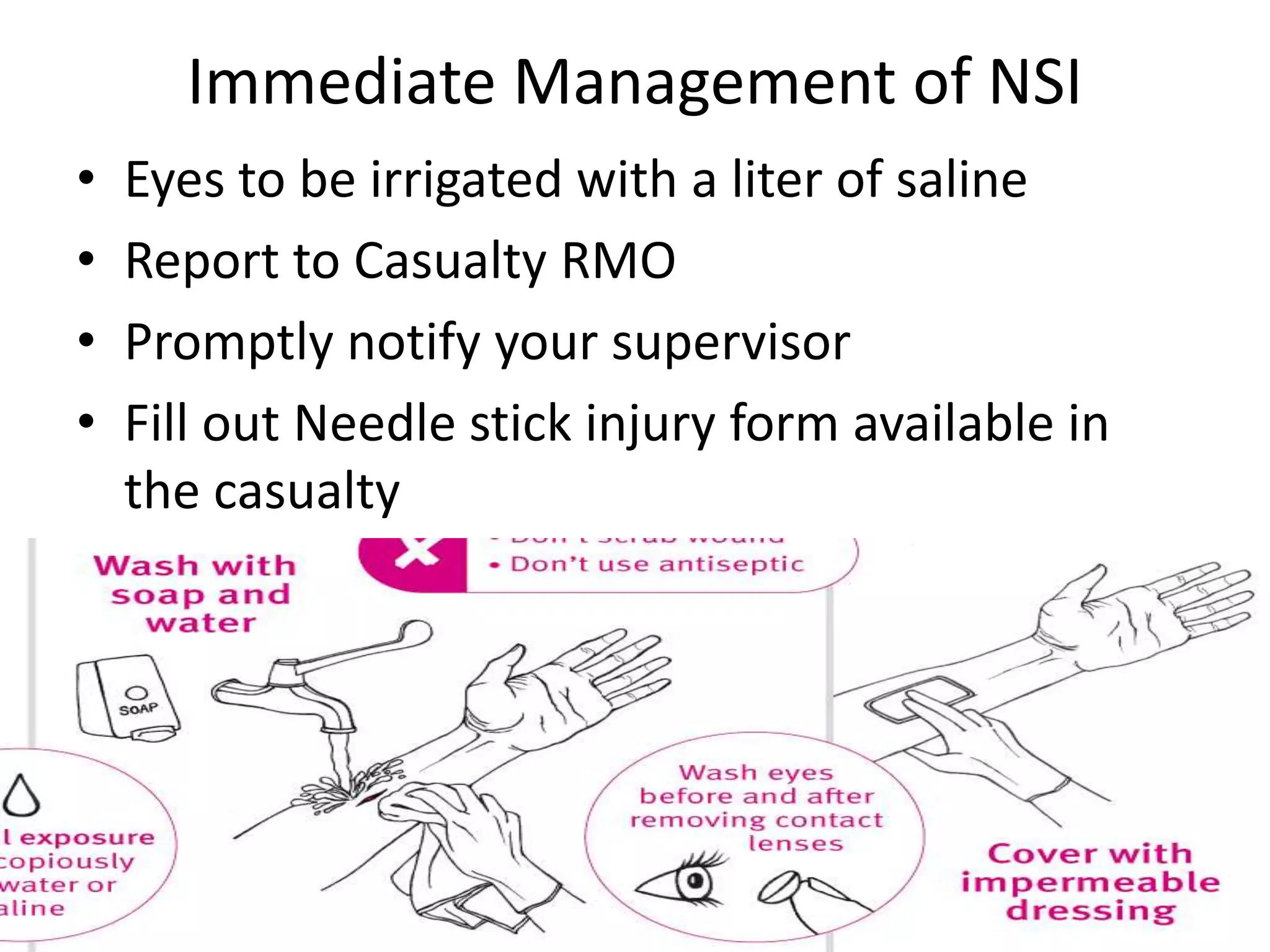 Needle stick injury | PPTX