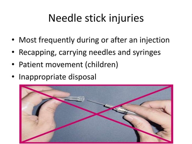 Needle stick injury | PPTX