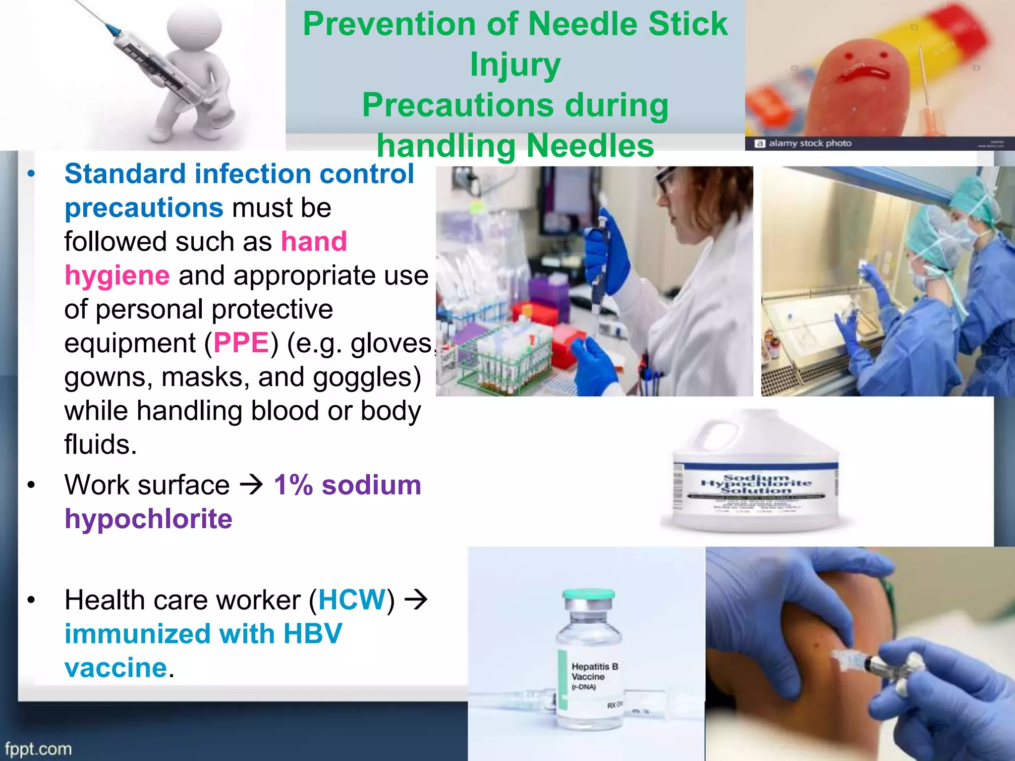 Needle stick injury Prevention and Management by Dr. Rakesh Prasad Sah ...