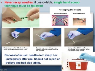 Needle stick injury Prevention and Management by Dr. Rakesh Prasad Sah ...