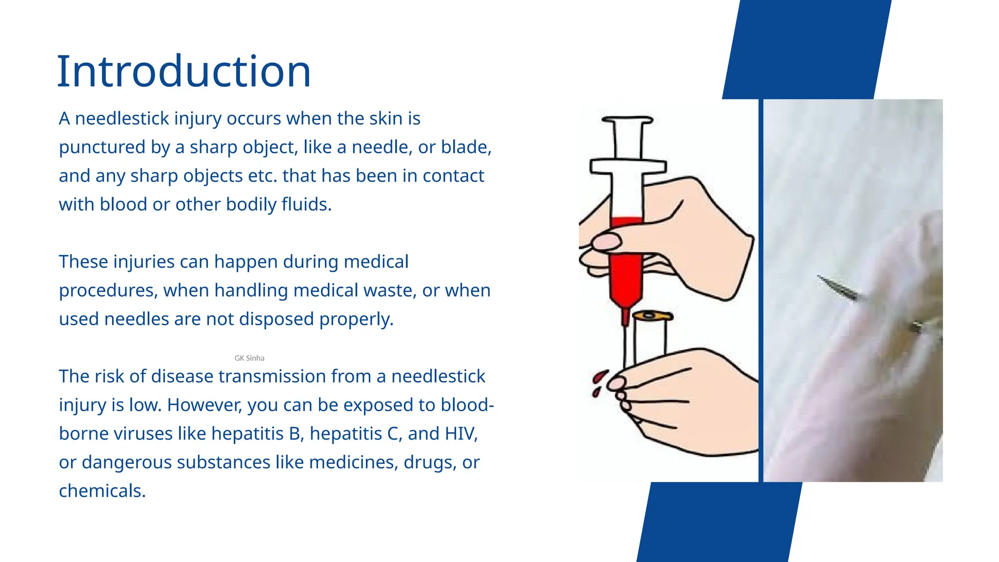 Needle Stick Injury (NSI).pptx, UNDERSTANDING RISKS, PREVENTION, AND ...