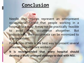 needles Tick in working in hospital health care worker | PPTX ...
