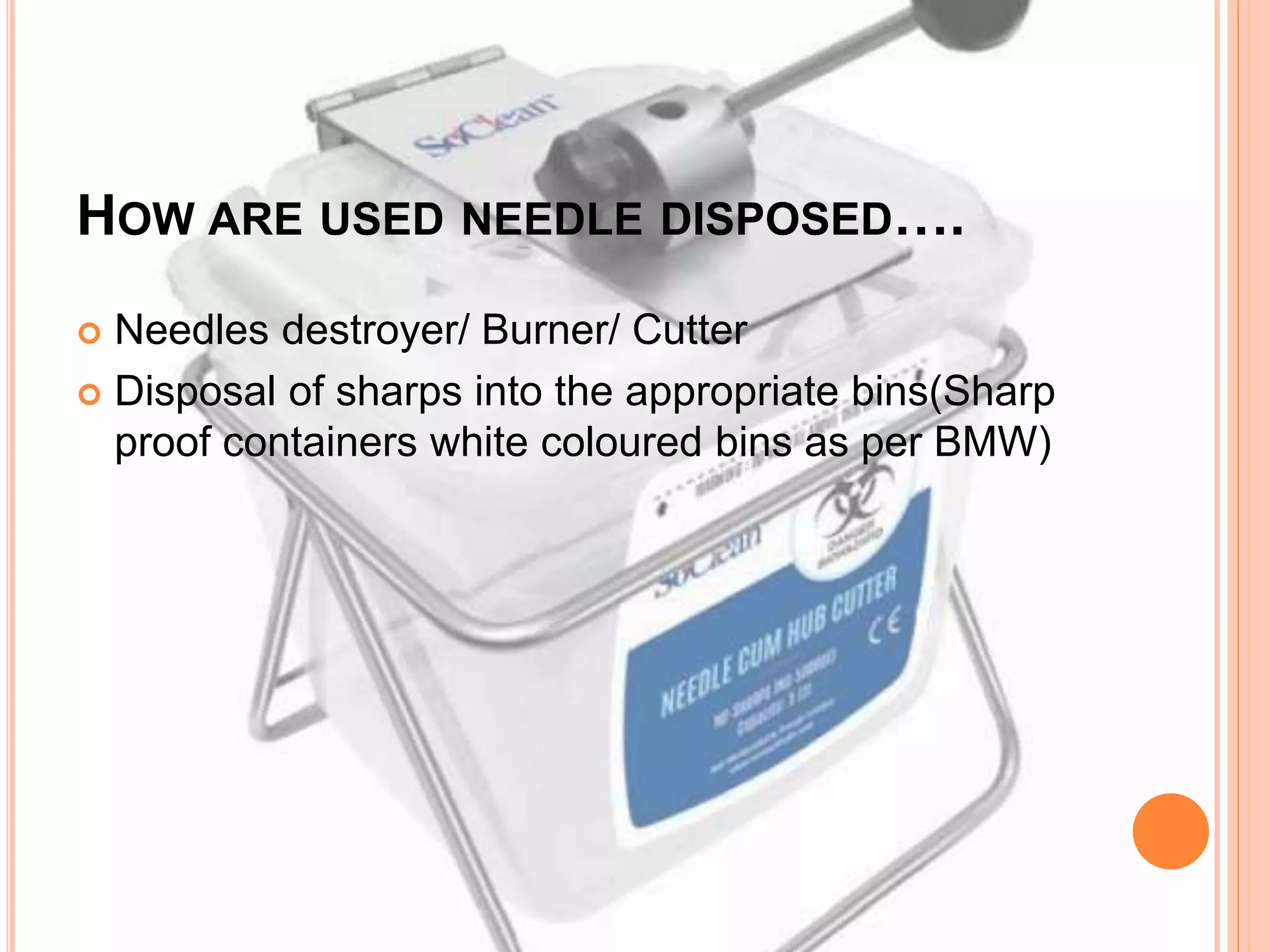 Needle stick injury | PPTX