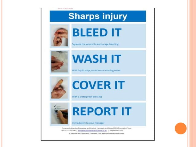 Needle stick injury | PPTX | Infectious Diseases | Diseases and Conditions
