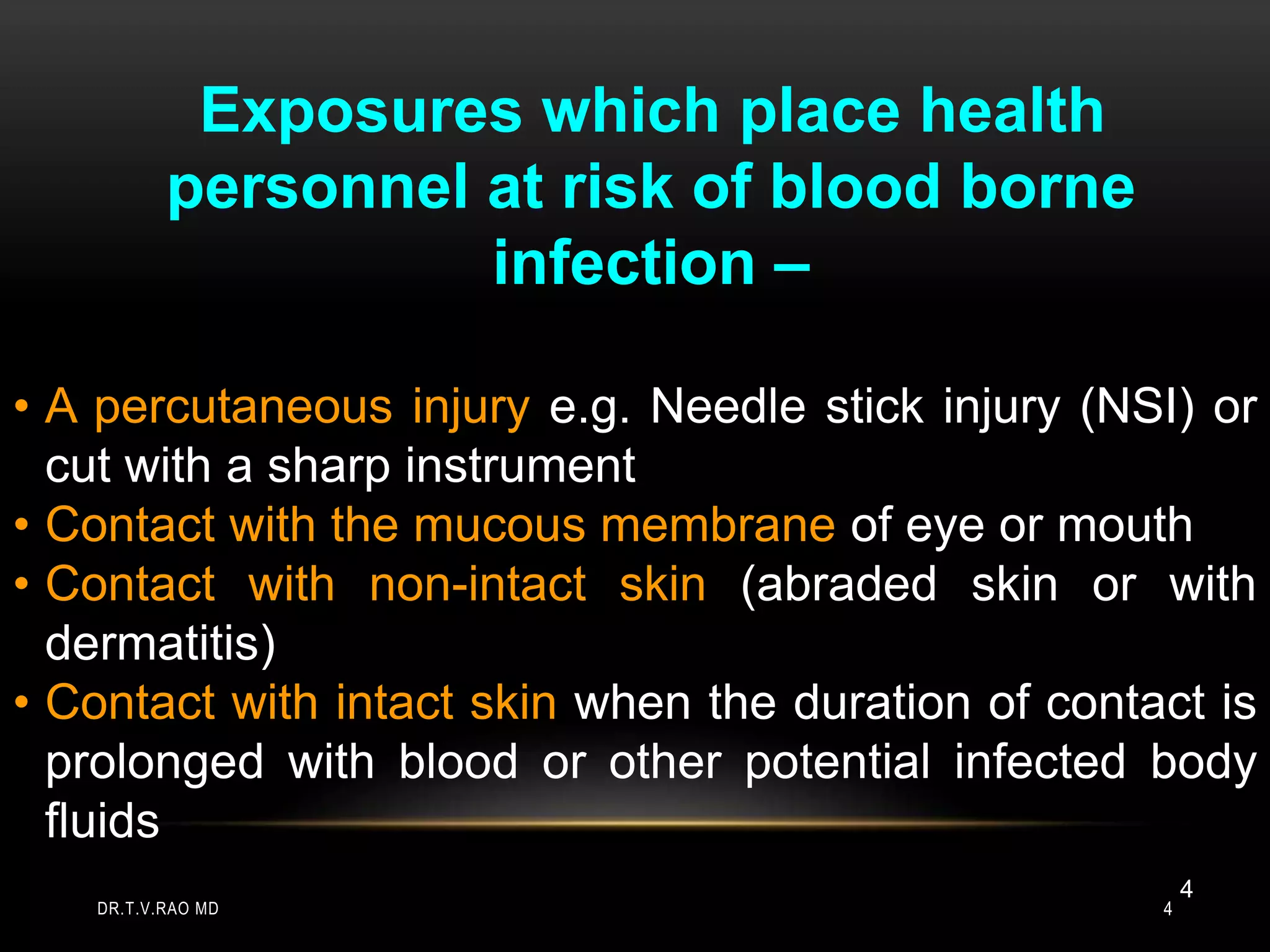 Needle stick Injuries concerns and prevention | PPTX