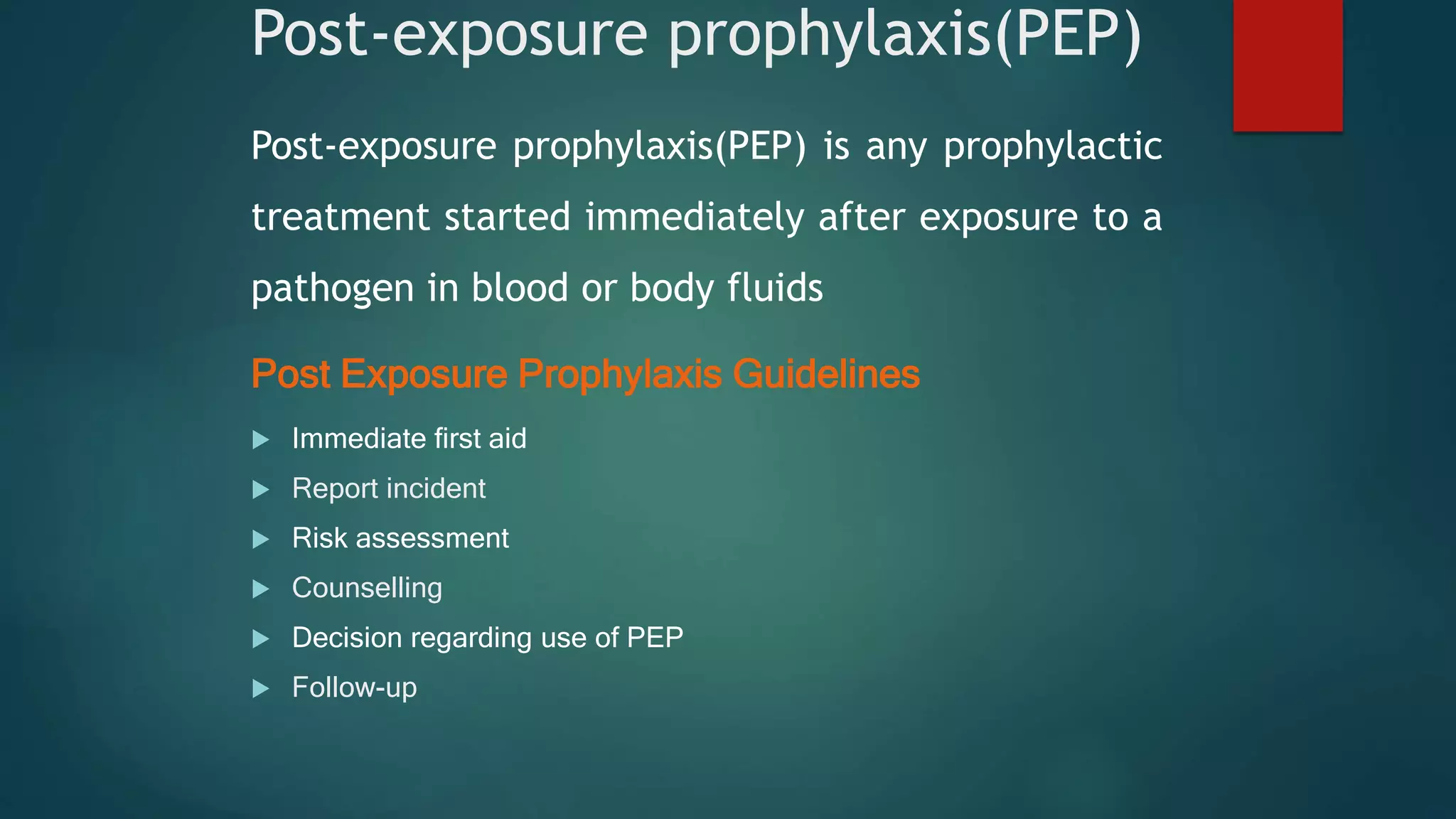 Needle stick sharps injury and its post exposure prophylaxis management ...