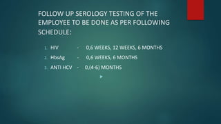 Needle stick sharps injury and its post exposure prophylaxis management ...