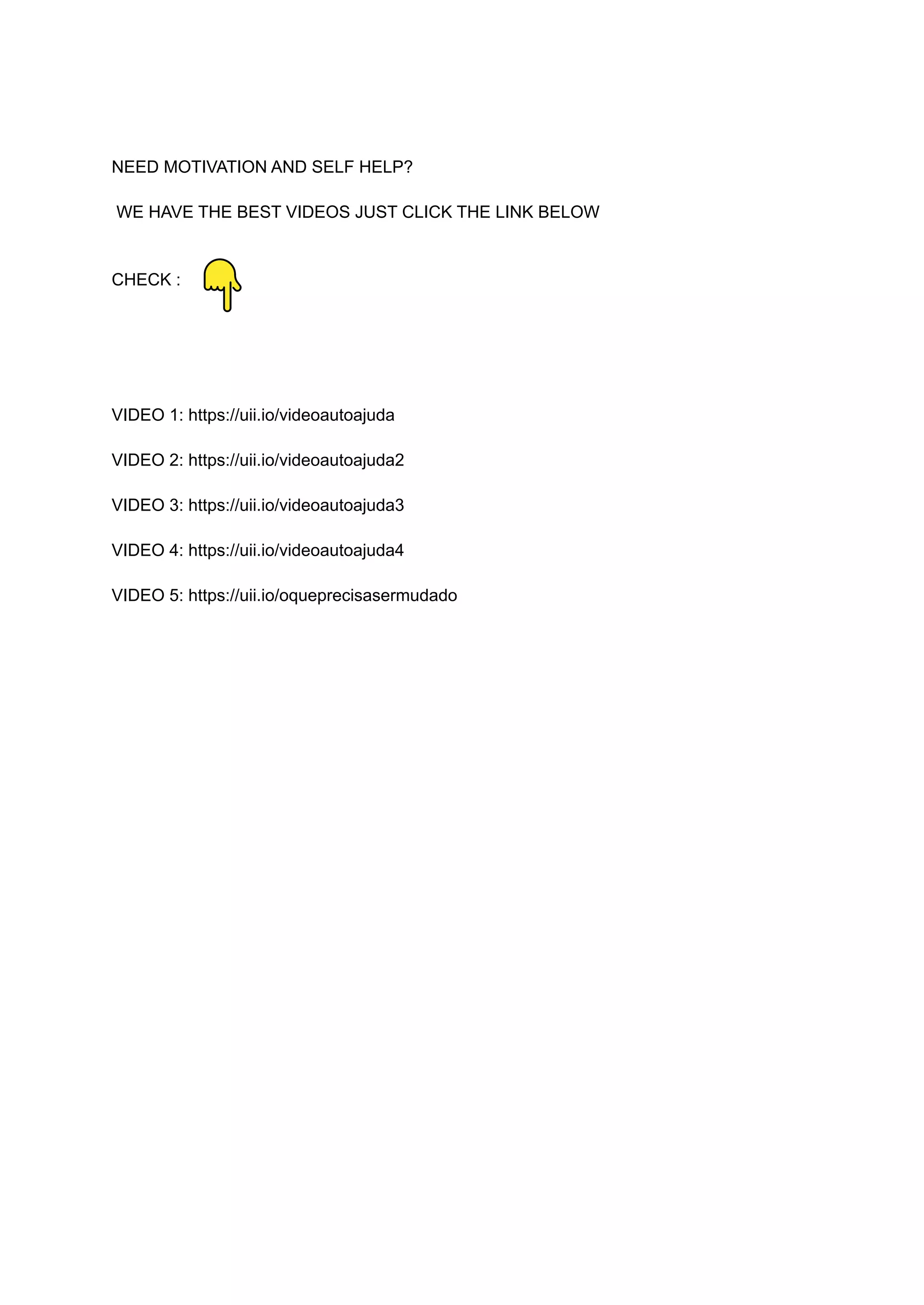 Need motivation and self help | PDF