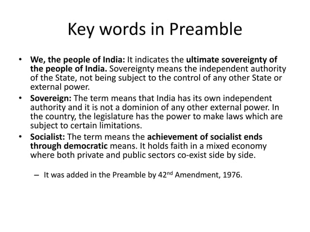 Need of constitution,preamble,constituent assembly,articles,schedule ...