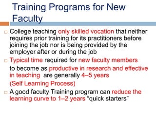 Need of facuty training in engineering | PPTX