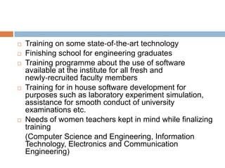 Need of facuty training in engineering | PPTX