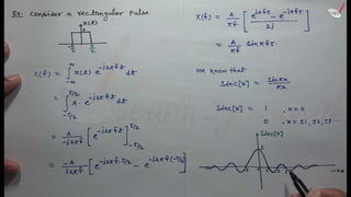 Need of fourier transform | Communication Systems | PPTX