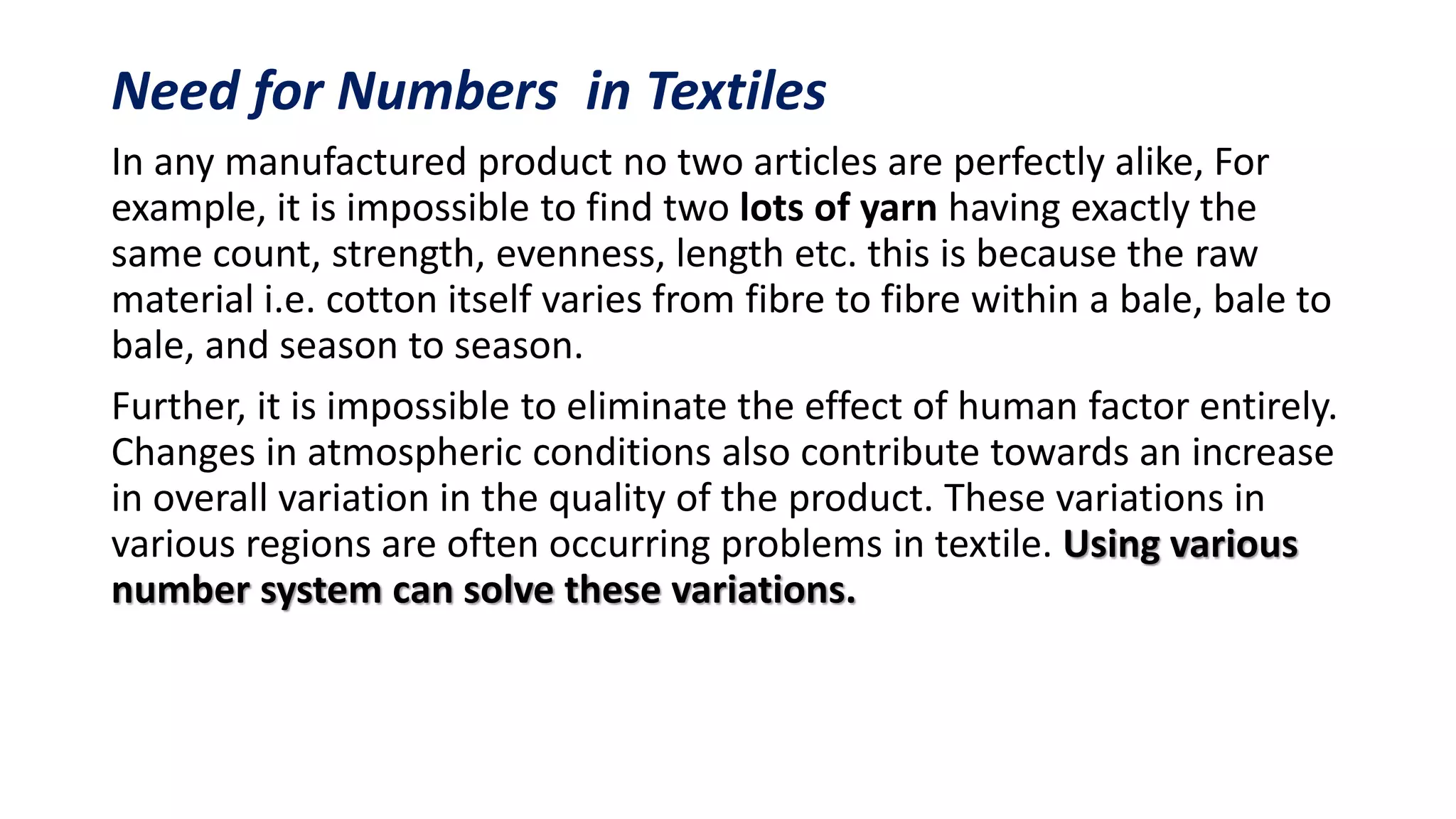 need of numbers in textile.pptx