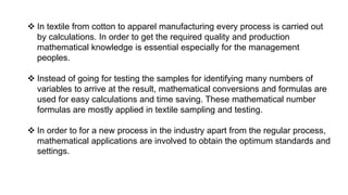 need of numbers in textile.pptx