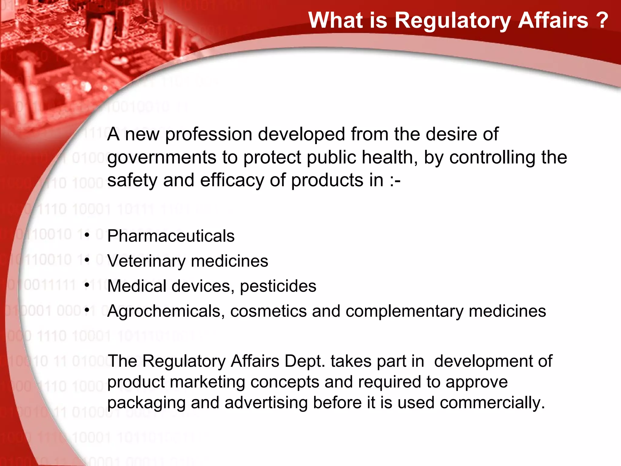 Need Of Regulatory Affairs In Biotechnology | PPT | Pharmaceutical ...
