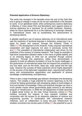 Need of science diplomacy 1 | PDF