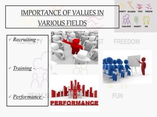 Need & relevance of values in management | PPTX