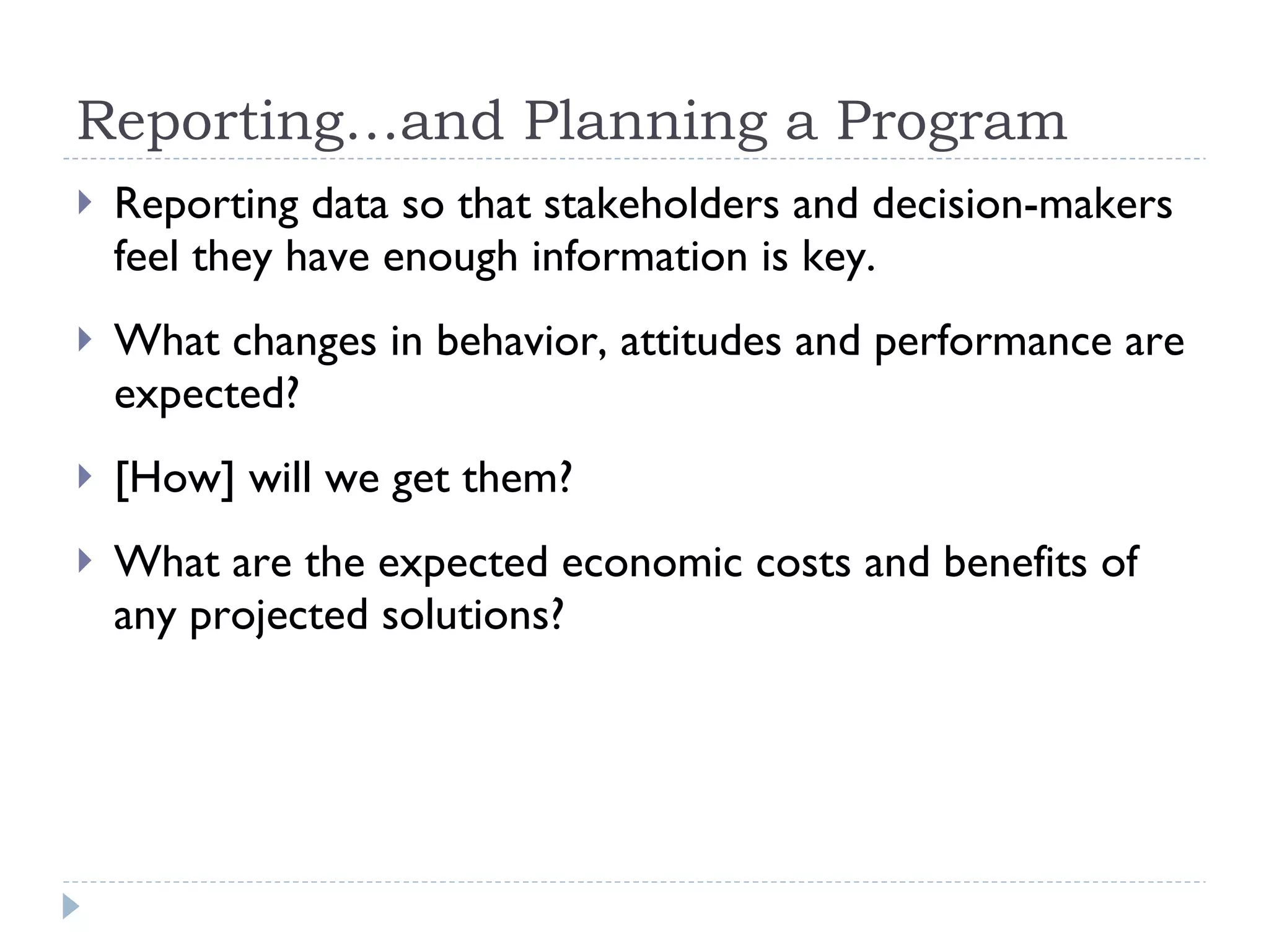 Needs Assessment and Program Planning | PPT