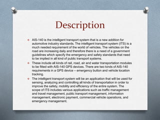 Needs ais 140 gps devices | PPTX