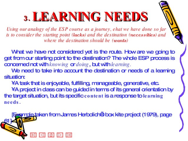 Needs Analysis | PPT