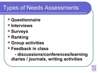 Needs analysis | PPT