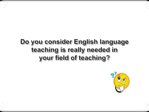 Needs Analysis Questionnaire Esp Pptx