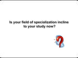 Needs Analysis Questionnaire (ESP) | PPTX