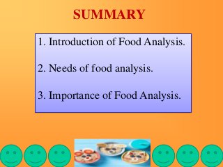 NEEDS AND IMPORTANCE OF FOOD ANALYSIS.ppt