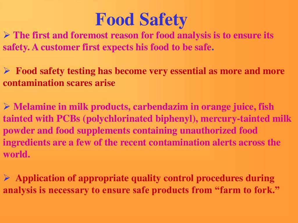 NEEDS AND IMPORTANCE OF FOOD ANALYSIS.ppt
