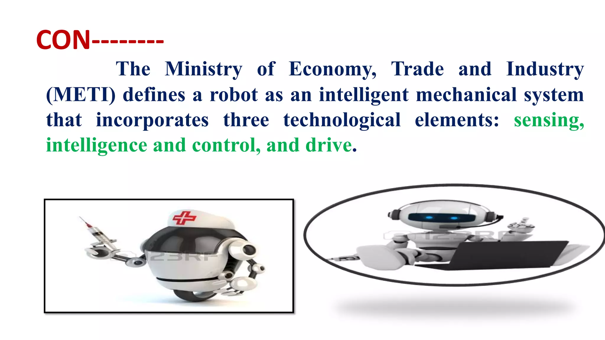 Needs and technology of robotic nursing | PPTX