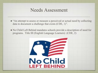 Needs assessment | PPT