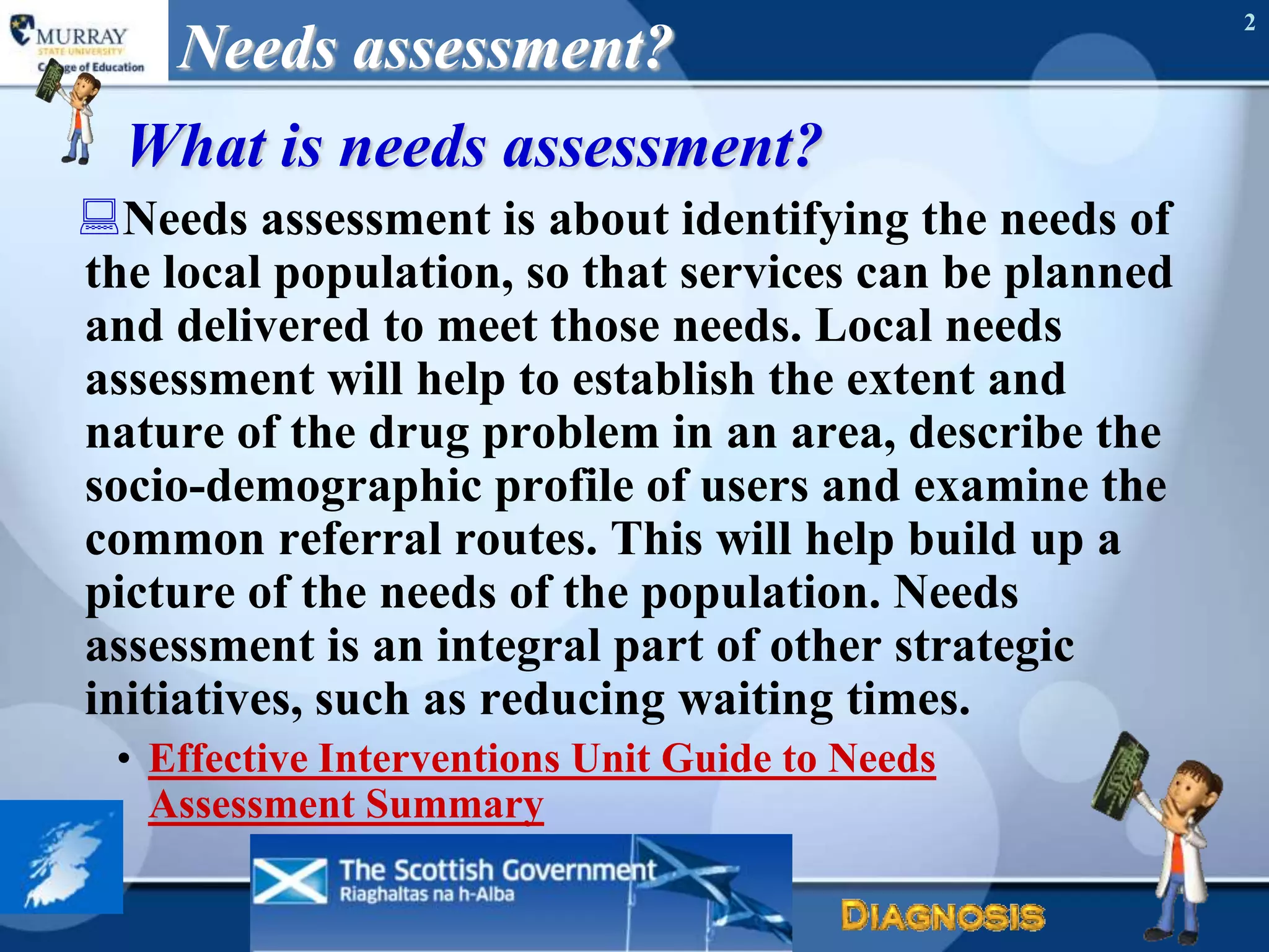 Needs assessment | PPTX