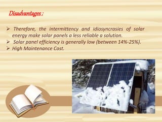 Needs for Non Conventional Energy | PPTX