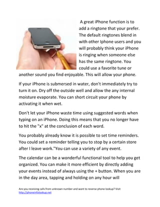 Need some new iphone tricks | PDF