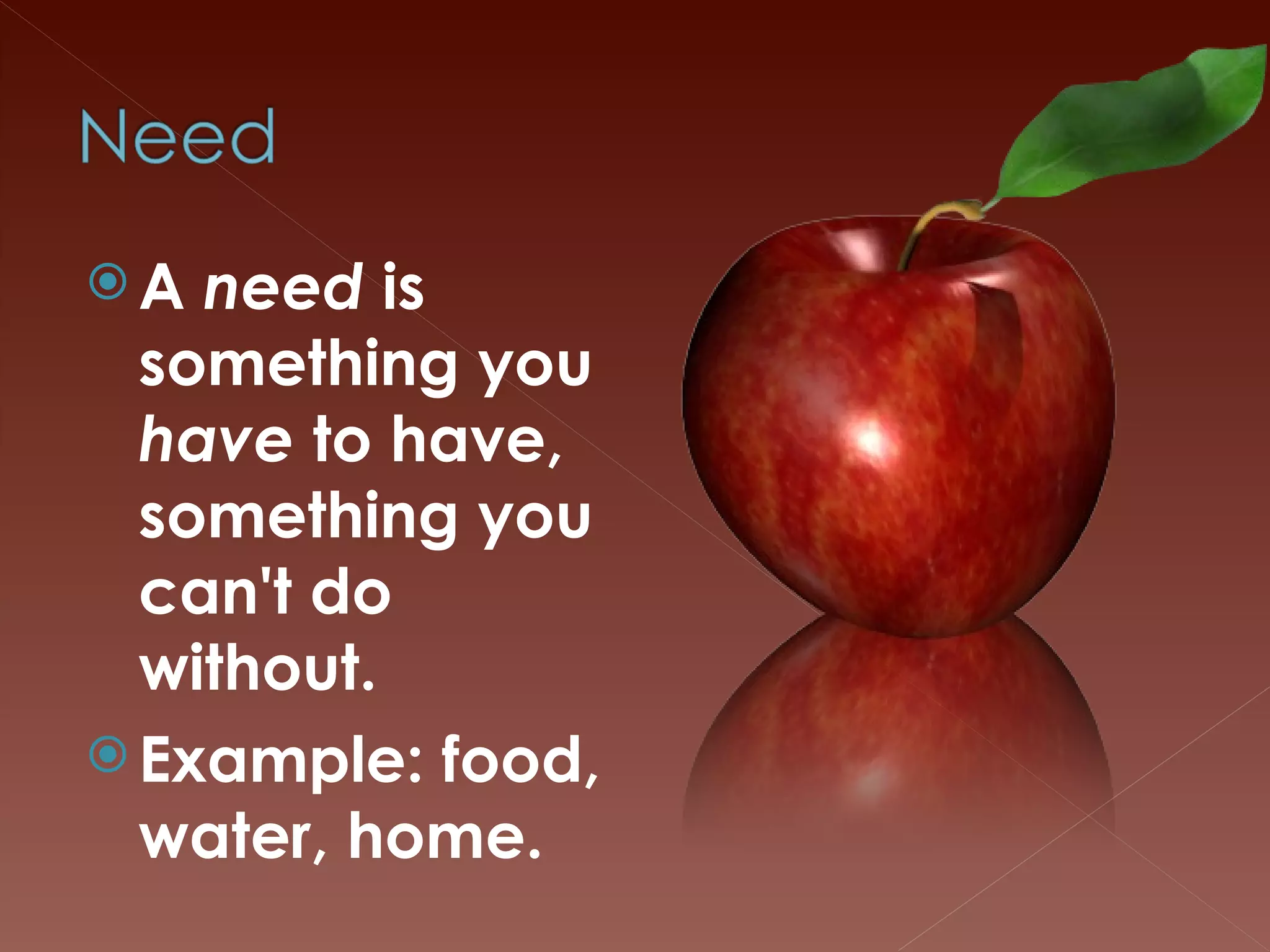 Needs vs wants | PPT