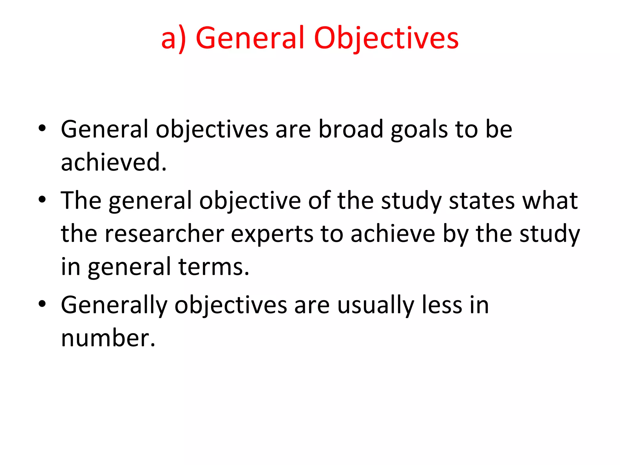 Need & Type of Research Objectives.pptx | Pregnancy | Reproductive Health