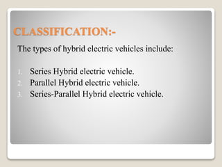 Hybrid Vehicle | PPTX