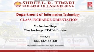 Neelam-TE-A-CLASS INCHARGE ORIENTATION.pptx