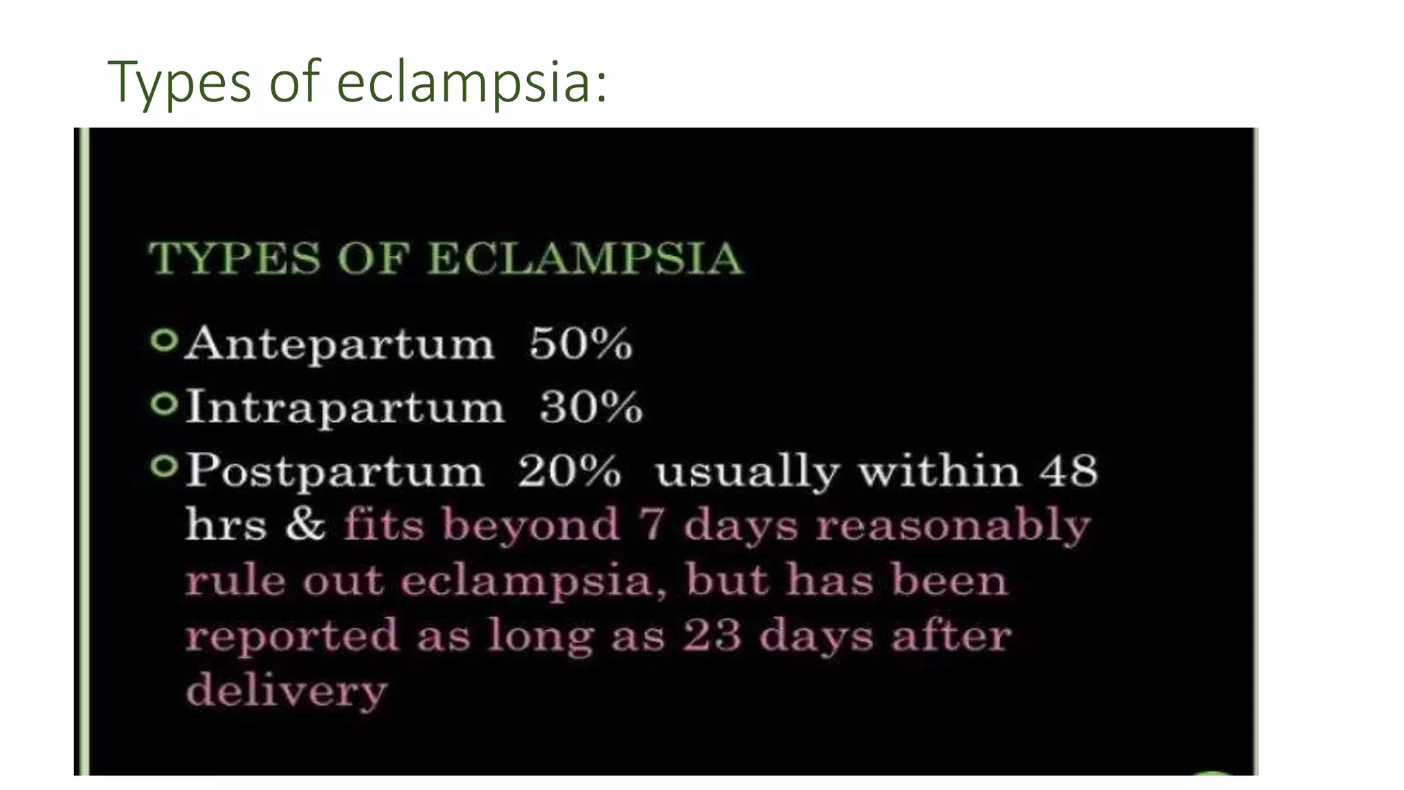 ECLAMPSIA | PPTX