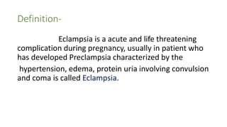 ECLAMPSIA | PPTX