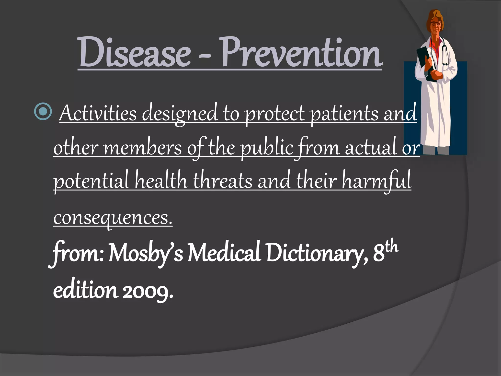 disease prevention and control | PPTX