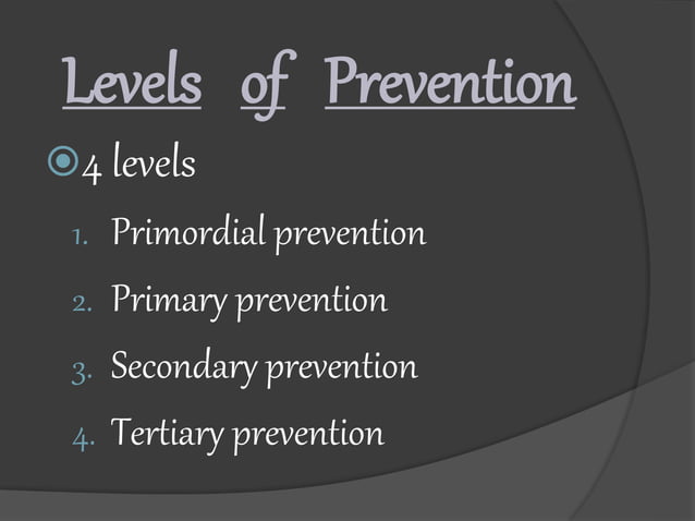disease prevention and control | PPTX | Infectious Diseases | Diseases ...