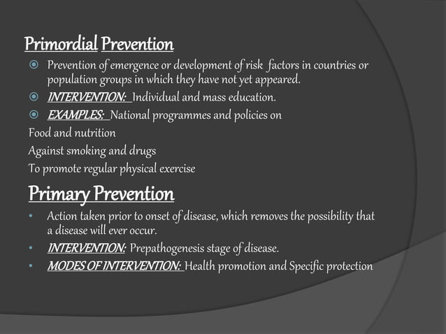 disease prevention and control | PPTX | Infectious Diseases | Diseases ...