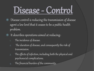 disease prevention and control | PPTX