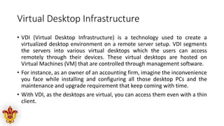 Cloud Analytics and VDI | PPT