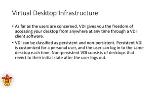 Cloud Analytics and VDI | PPT
